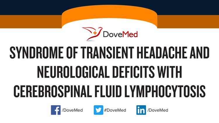 Syndrome of Transient Headache and Neurological Deficits with ...