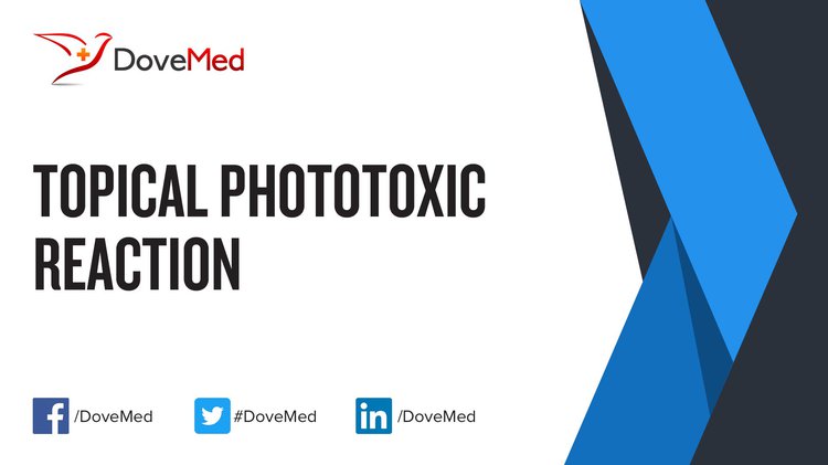 Topical Phototoxic Reaction