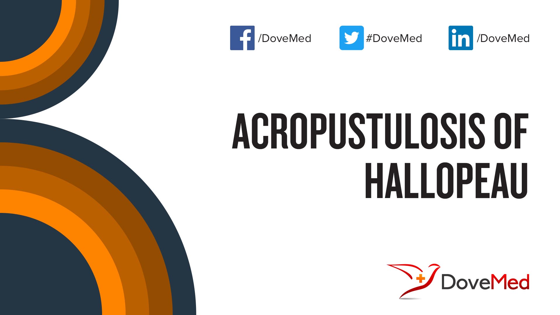 Acropustulosis of Hallopeau
