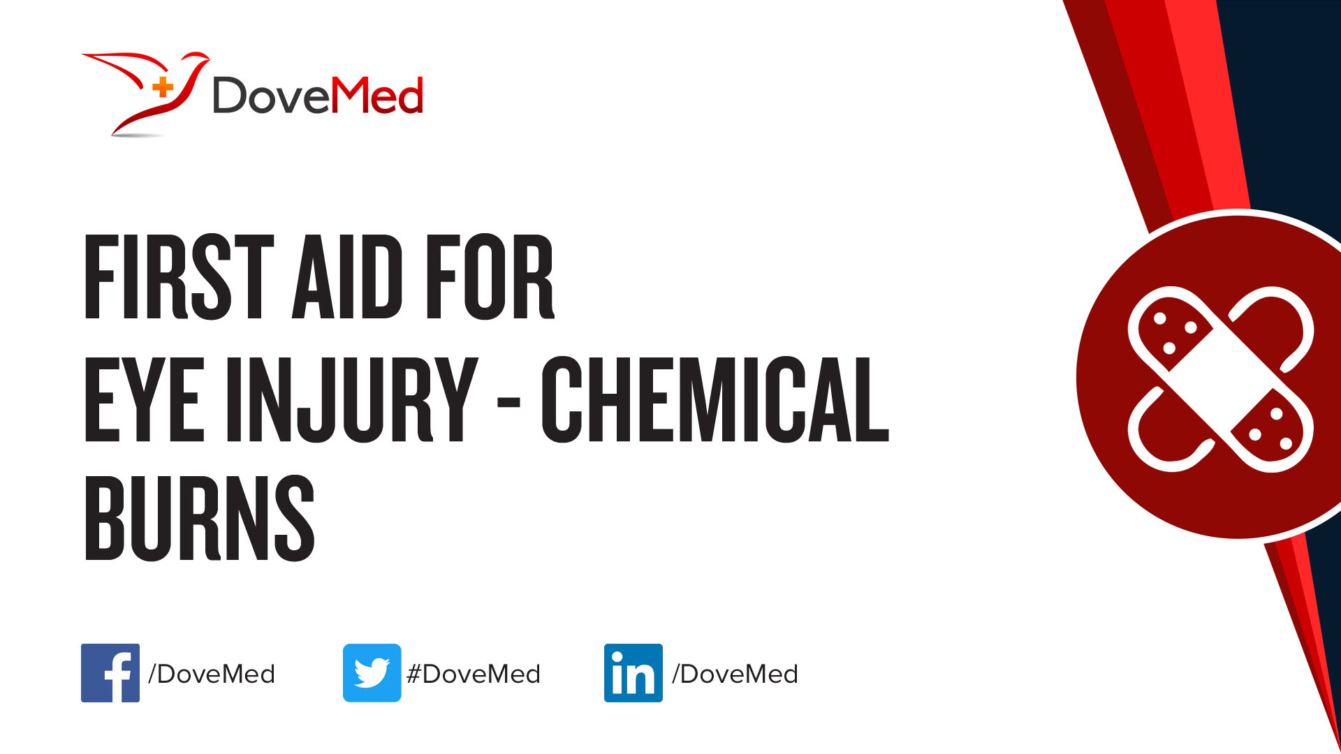 First Aid for Eye Injury - Chemical Burns