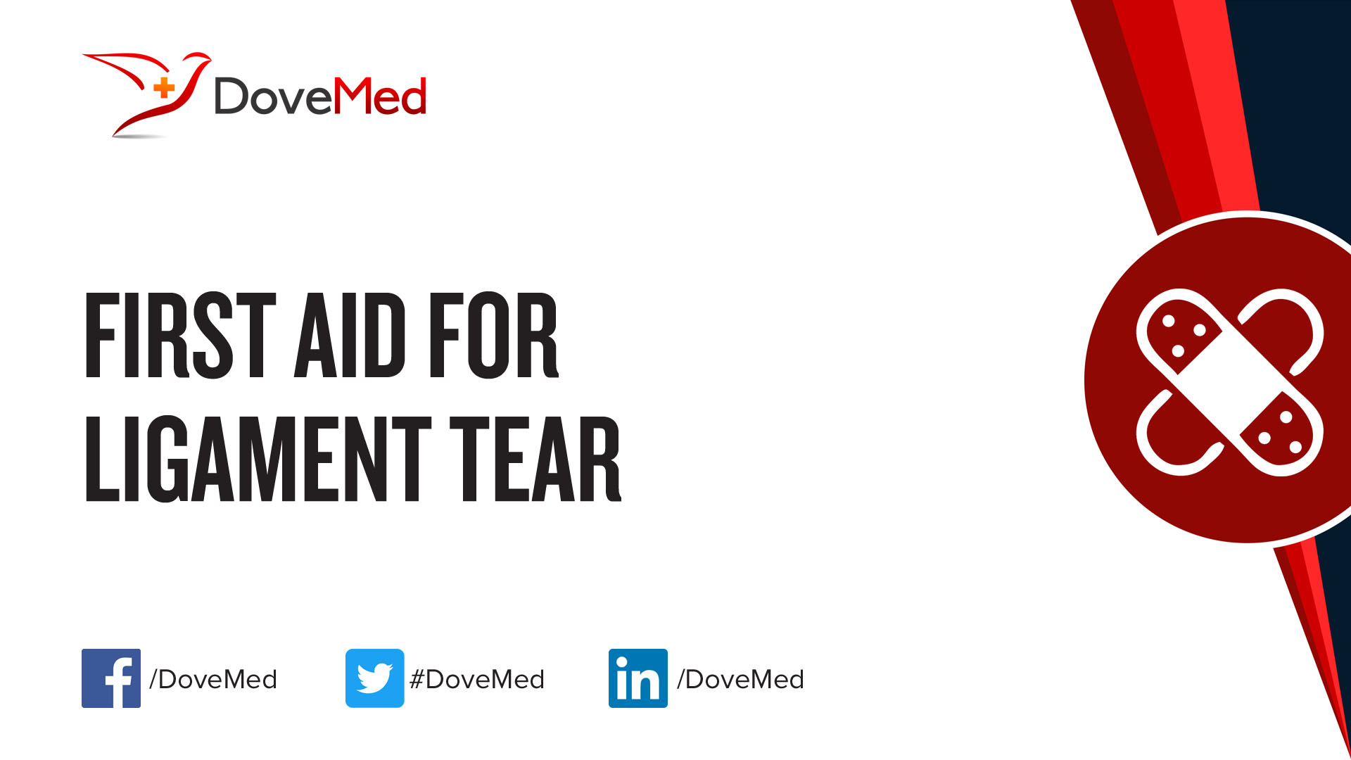 First Aid for Ligament Tear