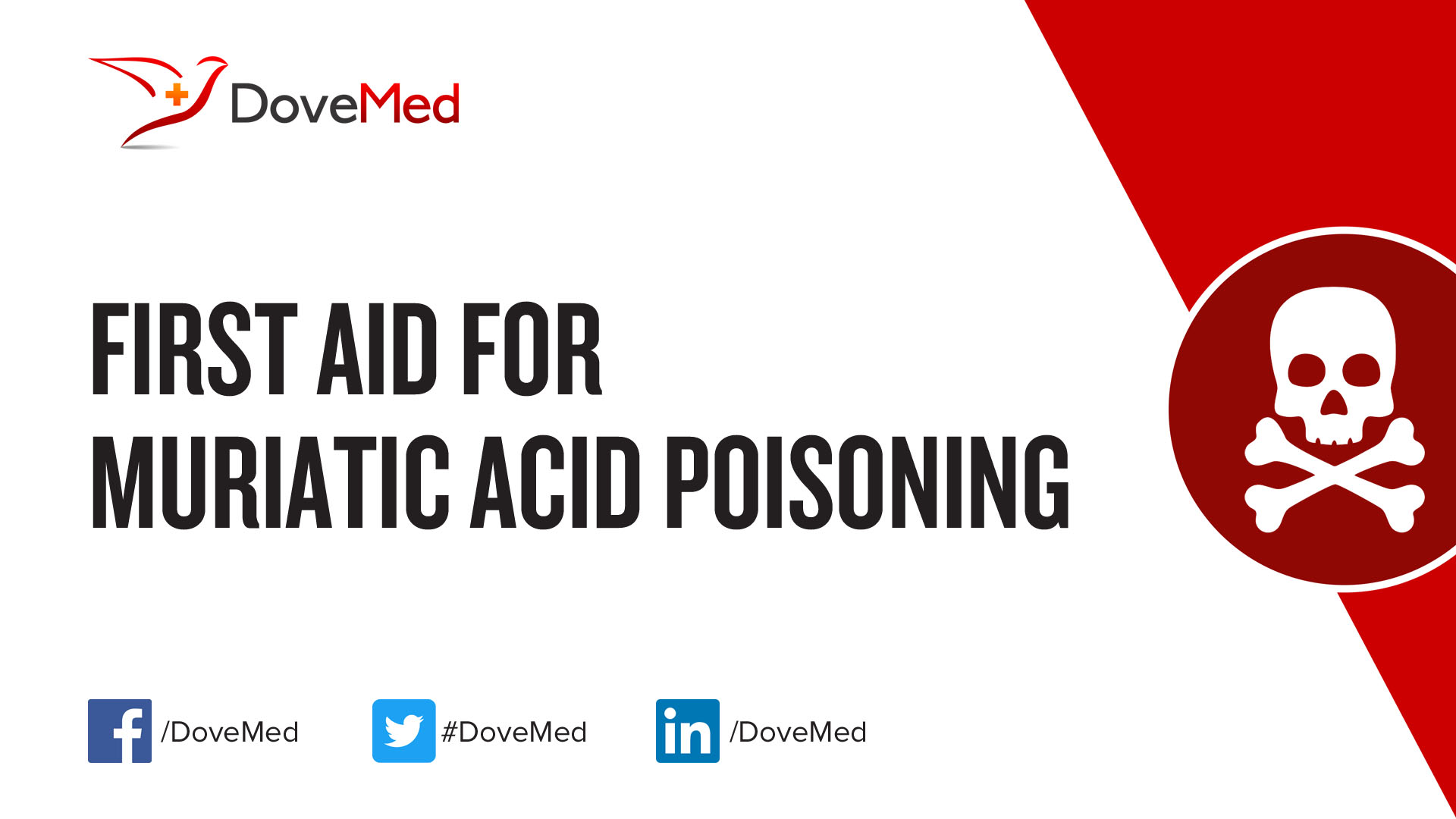 First Aid for Muriatic Acid Poisoning