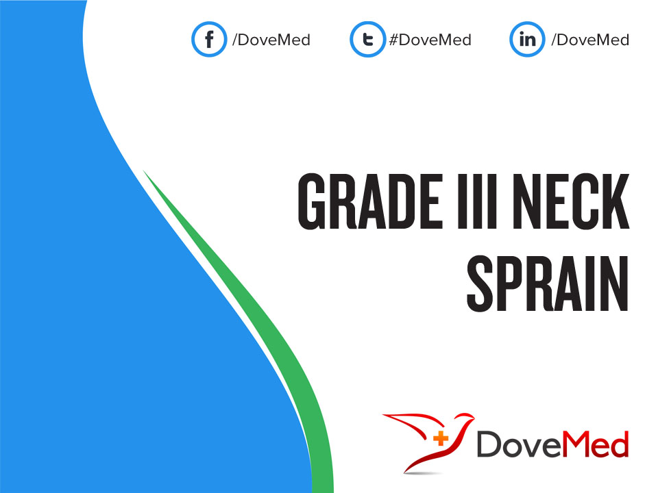 Grade III Neck Sprain