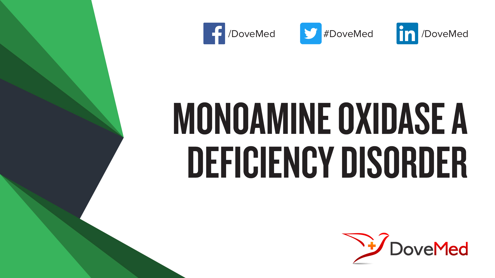 Monoamine Oxidase A Deficiency Disorder