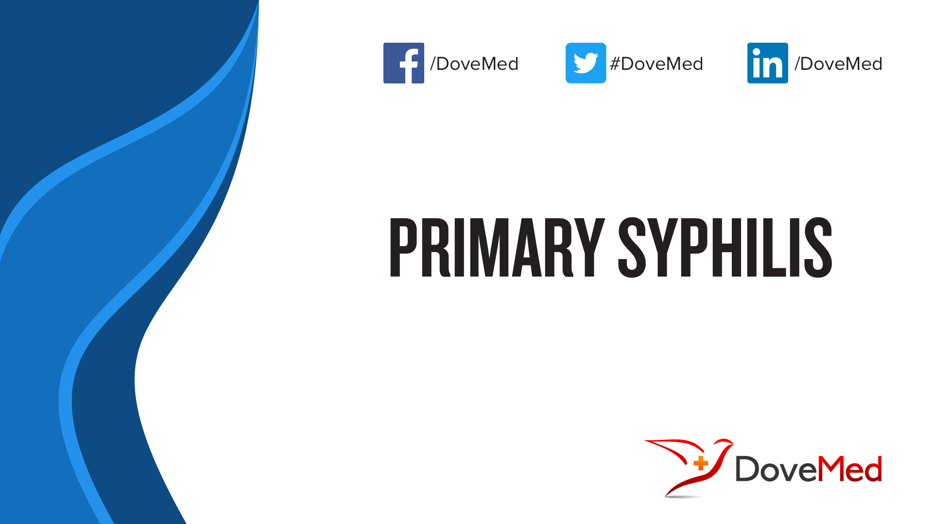 Syphilis – Primary